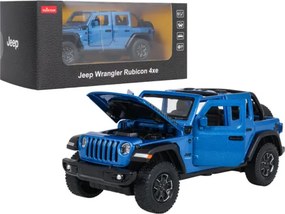 Model auta Jeep Wrangler Rubicon 1:32 RASTAR modré