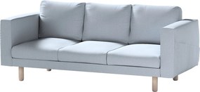 Potah na pohovku IKEA Norsborg 3-místná barva modrá látka pletený vzor