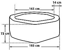 NETSPA Mobilní vířivka OCTOPUS (1000L)