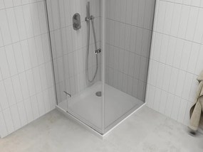 Mexen Roma sprchový kout 100 x 100 cm, čiré sklo-chromový profil + sprchová vanička, 854-100-100-01-00-4010