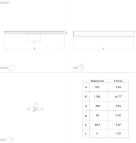 Eglo 900707 - LED Stropní svítidlo TURCONA-B LED/20,5W/230V 4000K 118,7 cm