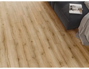 Mexen Beaver Creek, vinylová podlaha 1240x182 mm SPC 6,5 mm, IXPE 1,5 mm, 4stranná V-drážka, dub, F1002-1240-182-505-4V1-01