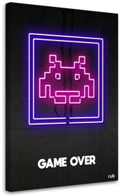 Gario Obraz na plátně Neonový konec hry - Rubiant Rozměry: 40 x 60 cm
