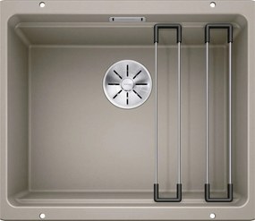 Blanco Etagon 500 - Silgranitový dřez, 53x46 cm, s pojezdy, tartufo 522234