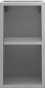 Mexen Box-A, otevřená skříňka s policí 25 cm, šedá matná, 91AX2-0250-470-0-62