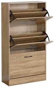 Botník s přihrádkami G1016 OAK, dub, 3 patra