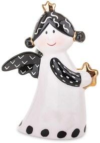 Keramická figurka anděl držící hvězdu 133751