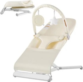 Baby Bouncer Skládací židle Bouncer pro děti 0-9 měsíců s hrazdičkou – BR10