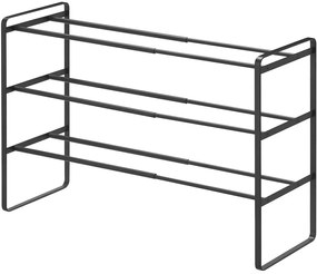 Yamazaki, Nastavitelná police na boty Frame 7556 Shoe Rack 3 | černá