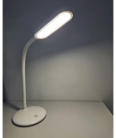 LED Stmívatelná dotyková flexibilní stolní lampa LED/6W/5V USB 1200 mAh bílá