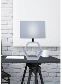 Stolní lampa VIDAL 1xE27/40W/230V šedá