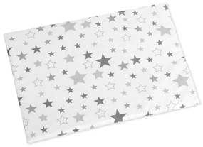 Bellatex Polštář pro kojence do postýlky Hvězdy šedá, 43 x 32 cm