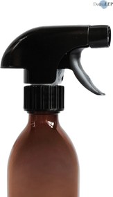 Dávkovač mýdla MONA 250 ml s černým těsnícím rozprašovačem