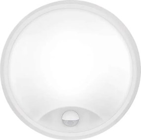 LED venkovní světlo WO780-2 se senzorem - kruh 22 cm, 2 kryty, černá / bílá