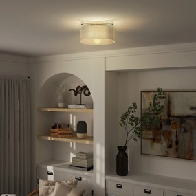 HOMCOM Stropní lampa s akrylovým stínidlem, kov, kompatibilní s halogenovými a LED žárovkami