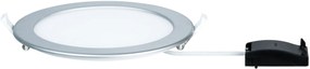 Paulmann 92072 Quality Line Panel IP44, 18W LED, 4000K, matný chrom, prům. 22cm