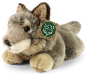 Rappa Plyšový vlk ležící 20 cm ECO-FRIENDLY