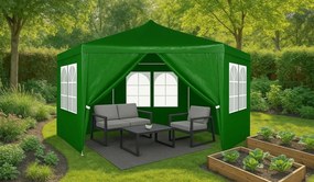 Bestent Zahradní altán 2x2x2m skládací + 6 stěn s oknem zelený
