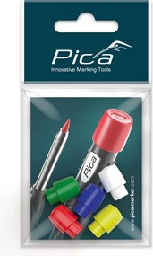 Pica Marker Pica | Barevné čepičky pro tužky Pica Dry – rychlé rozlišení