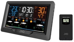JVD Barevná digitální rádiem řízená meteorologická stanice JVD RB3390.1