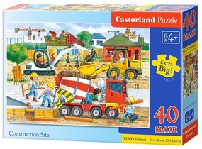 4793 Puzzle Castorland - Staveniště 40 maxi dílků