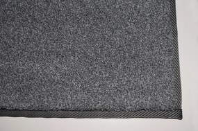 Lano, Kusový koberec Supersoft s bordurou 850 tm. šedý, 300x400, šedá, ložnice