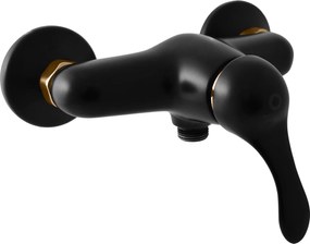 Slezák Rav Labe Retro vodovodní baterie sprchová 150mm černá matná/zlato L081.5CMATZ