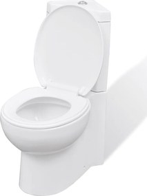 vidaXL Keramická toaleta rohová [141134] Barva: Bílá