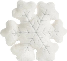 VÁNOČNÍ DEKORAČNÍ POLŠTÁŘ SNOWFLAKE1 41X45 CM KRÉMOVÝ