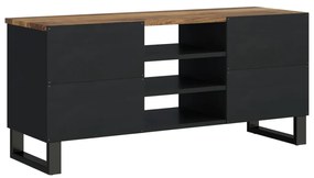 TV stolek 100 x 33 x 46 cm masivní mangovník a kompozitní dřevo