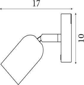 Searchlight 23350GR - LED Stm nab nástěnné svítidlo CONE LED/1,5W/5V zelená