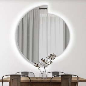 Zrcadlo Naseo Silver LED Rozměr: 45 x 55 cm