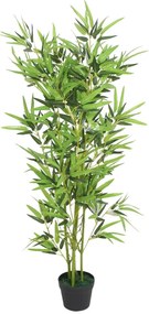 Umělá rostlina bambus s květináčem 120 cm zelený 244456