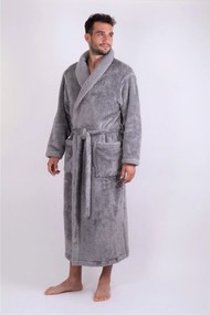 Župan ALTA hřejivý šedý unisex  21 43 9491 - XXL