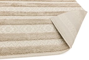 Tribeca Design Kusový koberec Mola Natural/Cream Stripe Rozměry: 80x150 cm