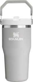 Světle šedá termoska z nerezové oceli 600 ml IceFlow™ Flip Straw 2.0 Tumbler Ash – Stanley