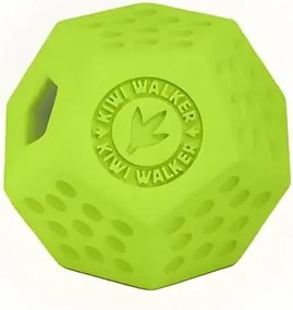 Kiwi Walker DODECABALL MINI zelená / Gumová hračka pro psy / s otvorem