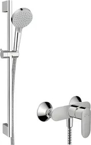 Hansgrohe Crometta 100 Vario EcoSmart chrom / Sprchový set s baterií /