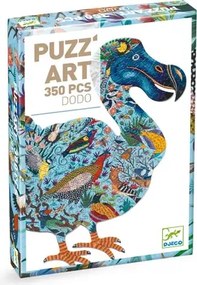 DJECO Obrysové puzzle Pták Dodo / 350 dílků / 62 × 46 cm