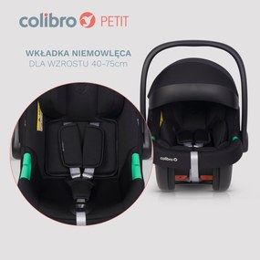 Autosedačka Colibro Petit I-Size 40 - 87 cm Onyx