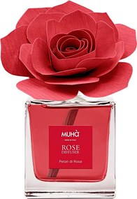 Muhà Rose difuzér s dřevěnou růží Petali di Rosa Objem: 200 ml