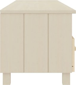 TV stolek HAMAR medově hnědý 158 x 40 x 40 cm masivní borovice 340472