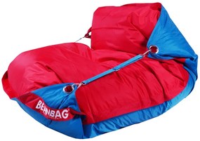 Beanbag Sedací vak 189x140 duo turquoise - cherry