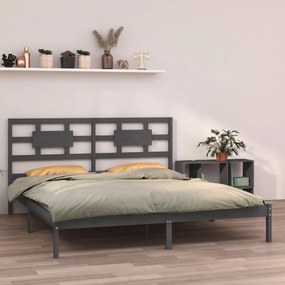 Rám postele bílý masivní dřevo 90 x 200 cm