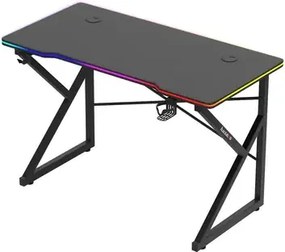 Huzaro Hero 1.7 RGB černá / Herní stůl / 120 x 60 x 75 cm