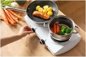 SENCOR SCP 2253WH-EUE4 vařič dvouplotýnkový / 18  15cm / 2500W
