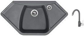 Set Sinks NAIKY 980 Titanium + baterie Sinks MIX 35 Titanium