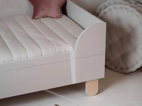 Dětská jednolůžková postel se dvěma čely BASIC Zvolte barvu: Mocca, Zvolte rozměr: 80x160 cm