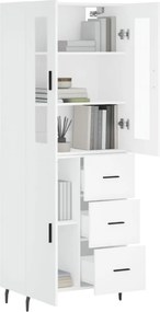 Skříň highboard bílá 69,5 x 34 x 180 cm kompozitní dřevo 3198481