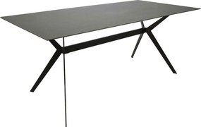 XXXLutz JÍDELNÍ STŮL, šedá, černá, 180/90/75 cm Hom`in - Jídelní stoly - 002465000101